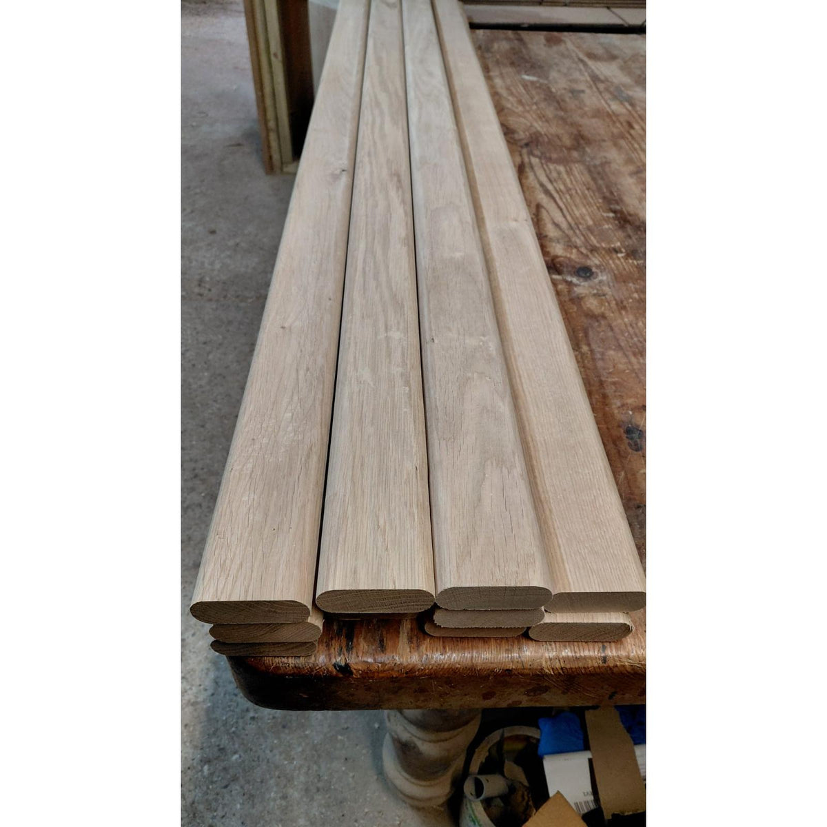 Oak Rounded Bench Slats – Solid Oak Replacement Strips for Garden Benc ...