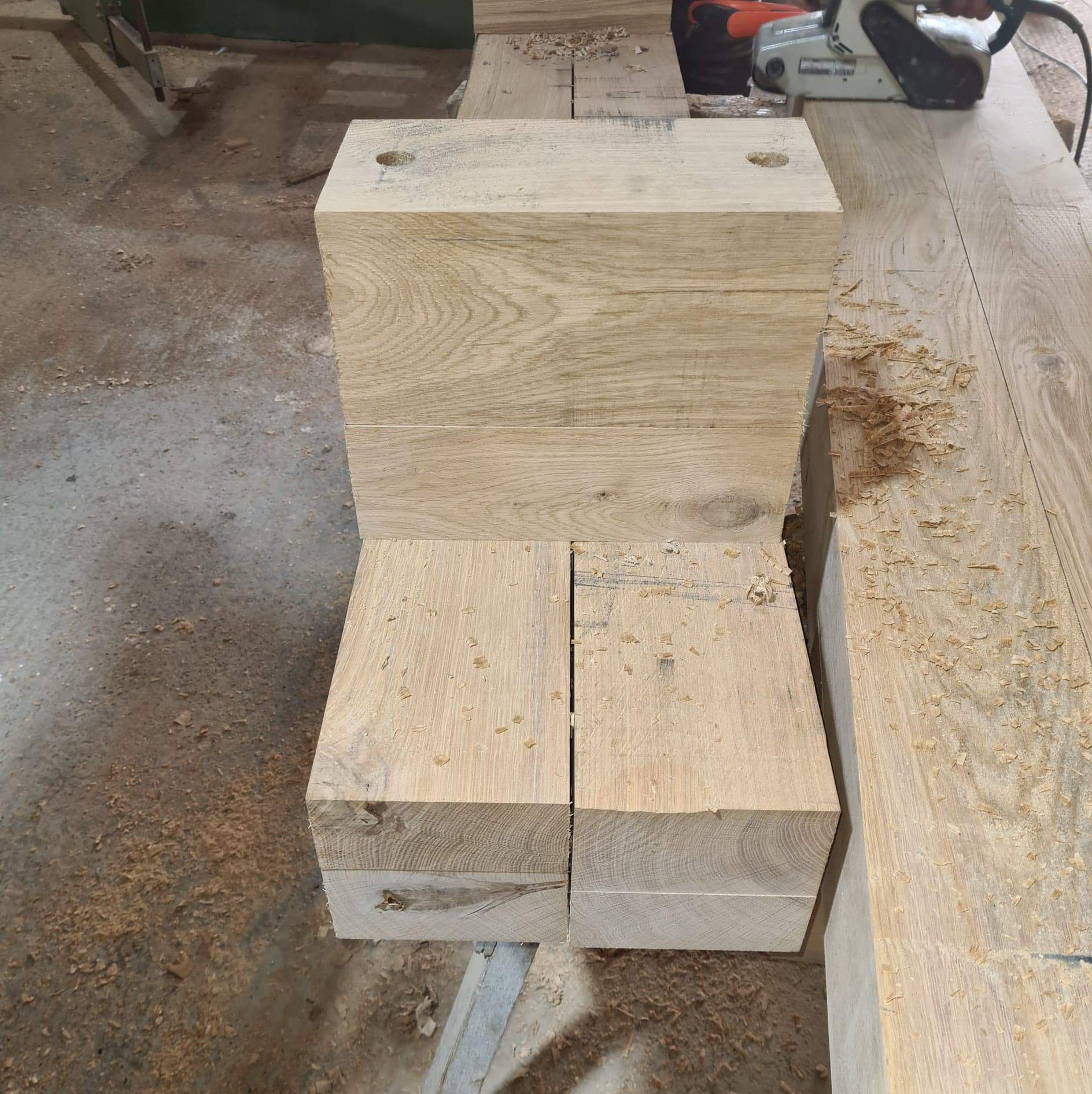 Solid Oak Garden Outdoor Bench 6ft Handmade In UK Lewes-Near Brighton ...