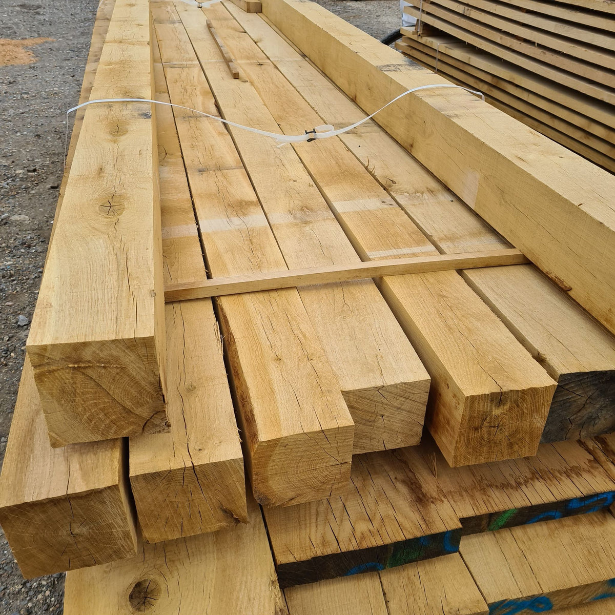 Solid Oak Posts Oak Beams 4"x4" 100mmx100mm Fence Posts European/Frenc ...